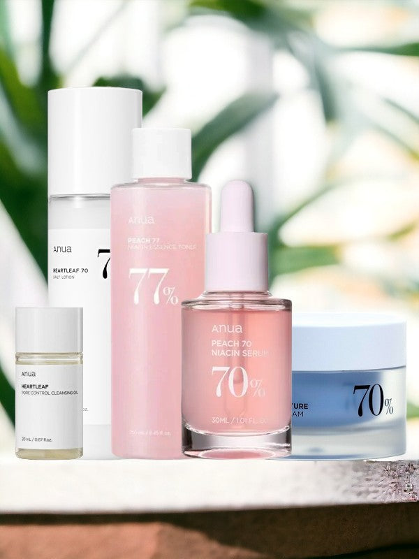 [ANUA] ANUA 5TYPE BUNDLE LOTION, SERUM, CREAM, OIL, TONER – AuraCasa